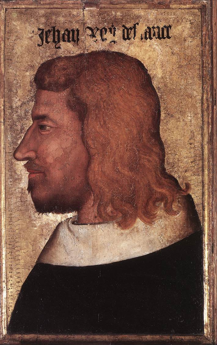 “Jean II le Bon (1319 – 1364), roi de France” Avant 1350. Musée du Louvre